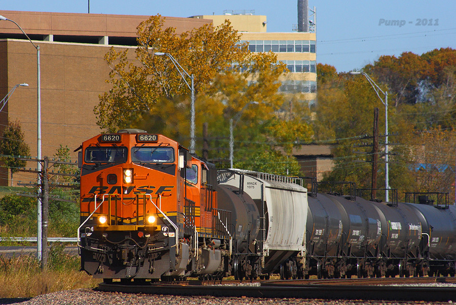 Westbound BNSF Mixed Freight Train